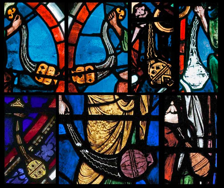 Liturgical objects in the stained glass windows of the cathedral - 2/2 ...